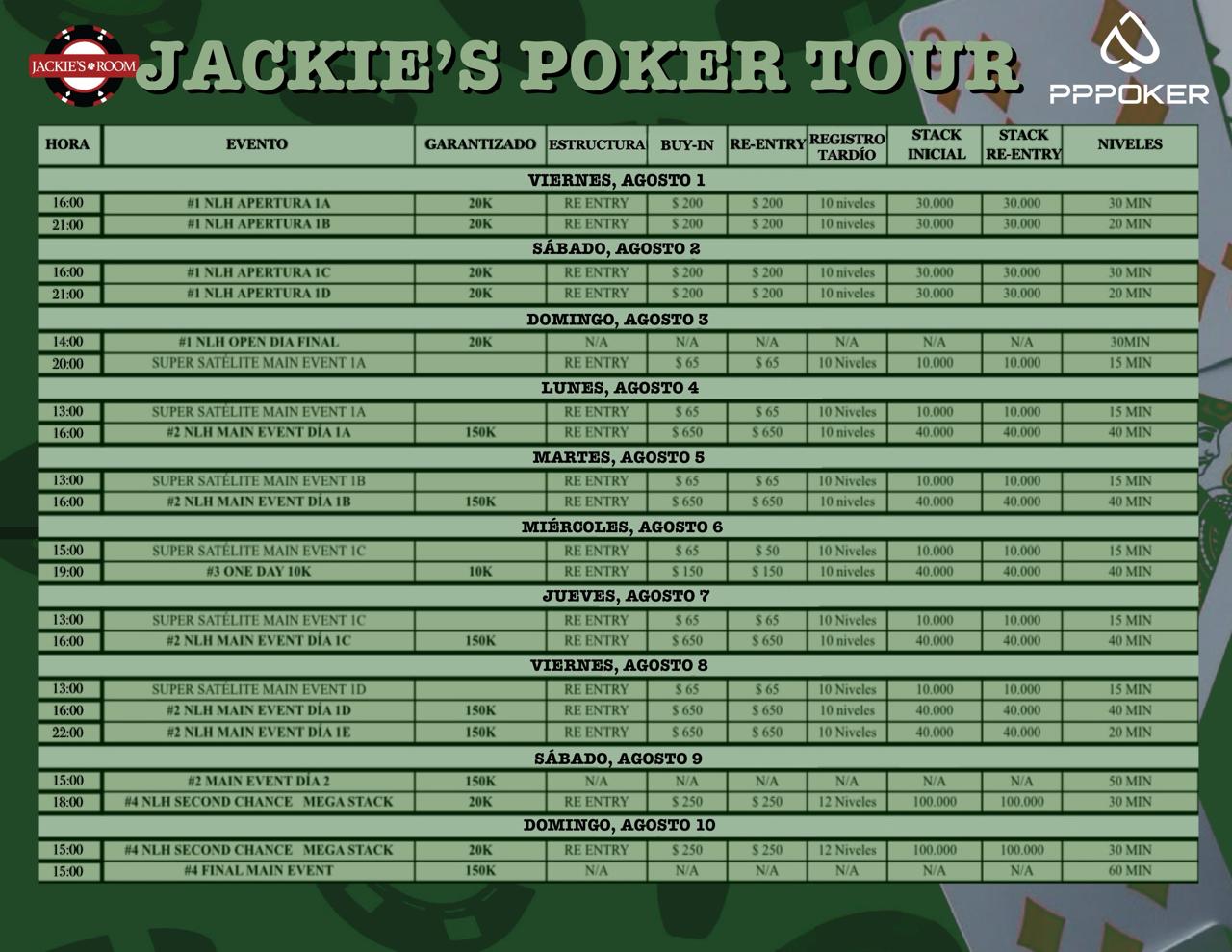 A solo 3 días | Panamá se prepara para recibir el Jackies Poker Tour ...